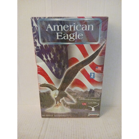 Lindberg | Art | Lindberg American Eagle Model Kit 2 Wing Span 16 Scale ...